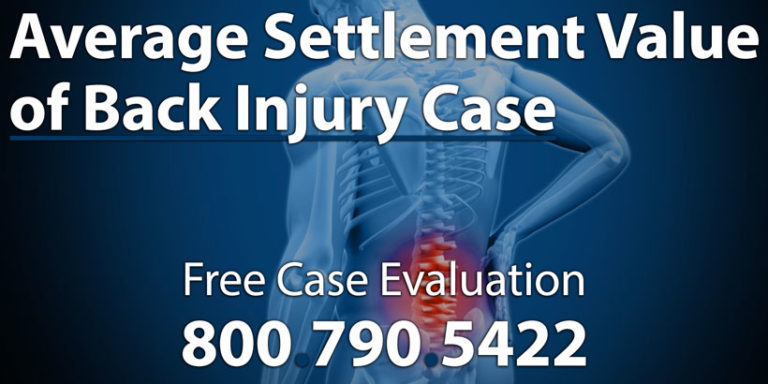 Average Settlement Value of a Back Injury Lawsuit