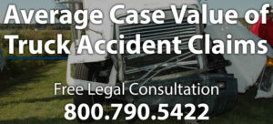 PMA Insurance Truck Accident Average Settlement Value