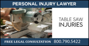 Table Saw and Circular Saw Injuries | Personal Injury Lawyer