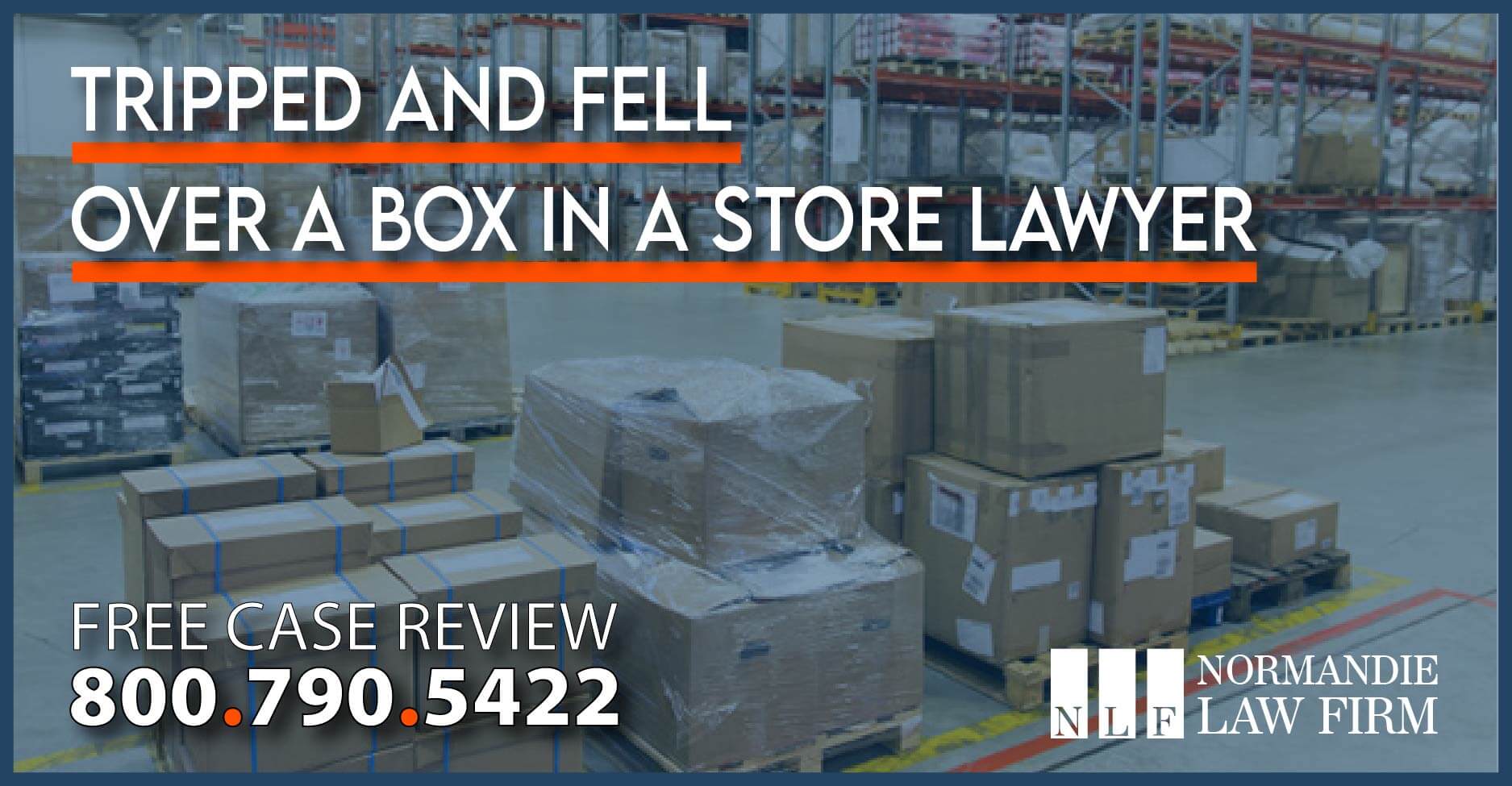 Tripped and Fell Over a Box in a Store Lawyer