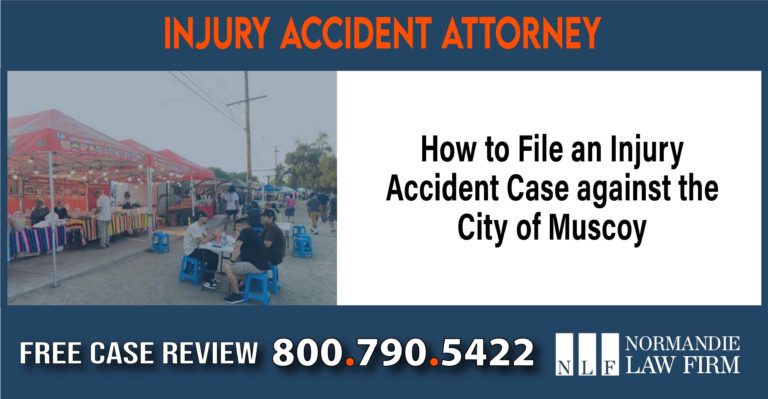 How to File an Injury Accident Case against the City of Muscoy