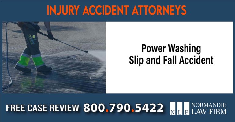 Power Washing Slip and Fall Accident – Slip and Fall Lawsuit Attorneys